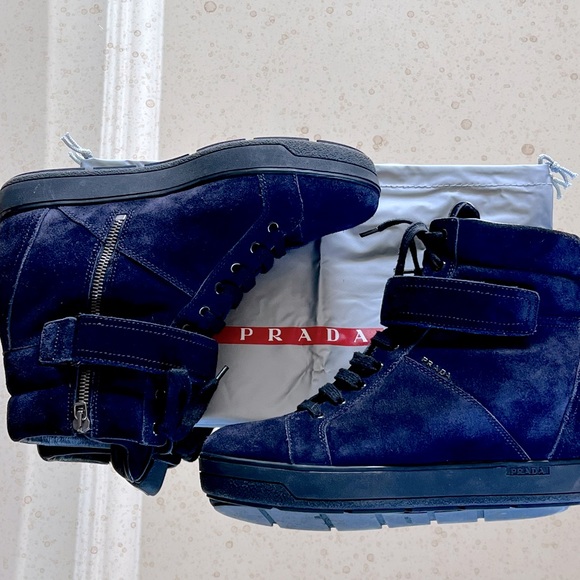 Prada | Shoes | Prada Wedge Lace Up | Poshmark